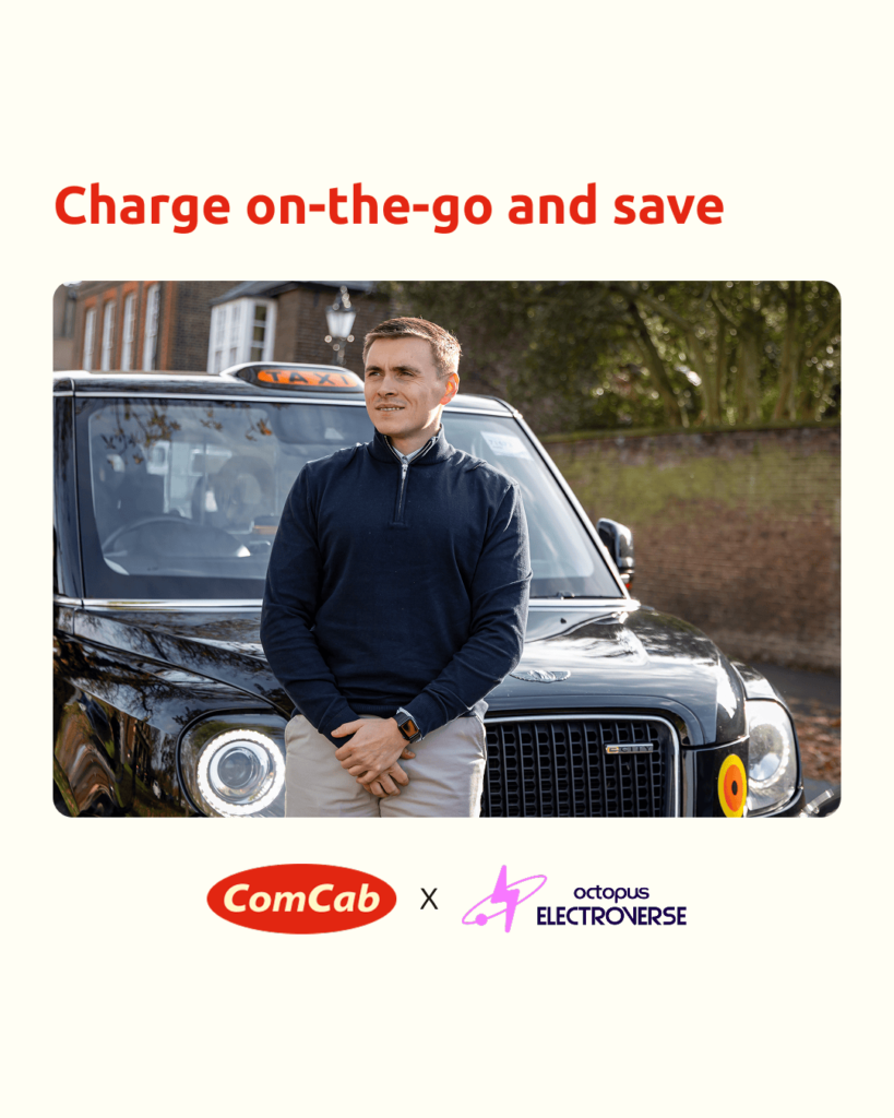 ComCab partner with Octopus Electroverse to offer drivers more of the ...